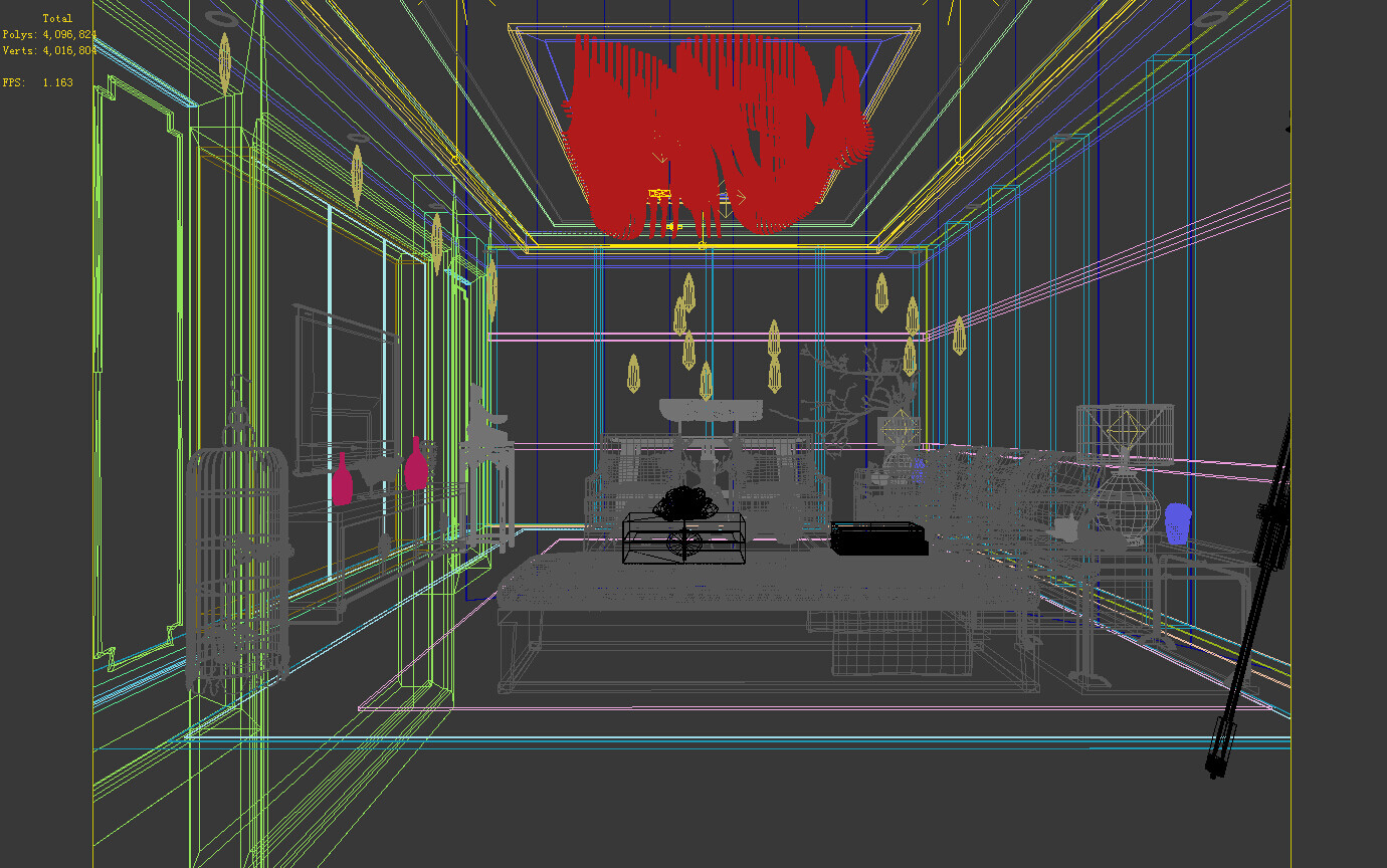 ArtStation - Chinese living room design 14 | Resources