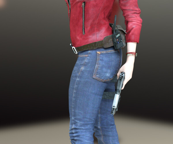 ArtStation - Claire Redfield RE2R for Genesis 8 Female | Resources