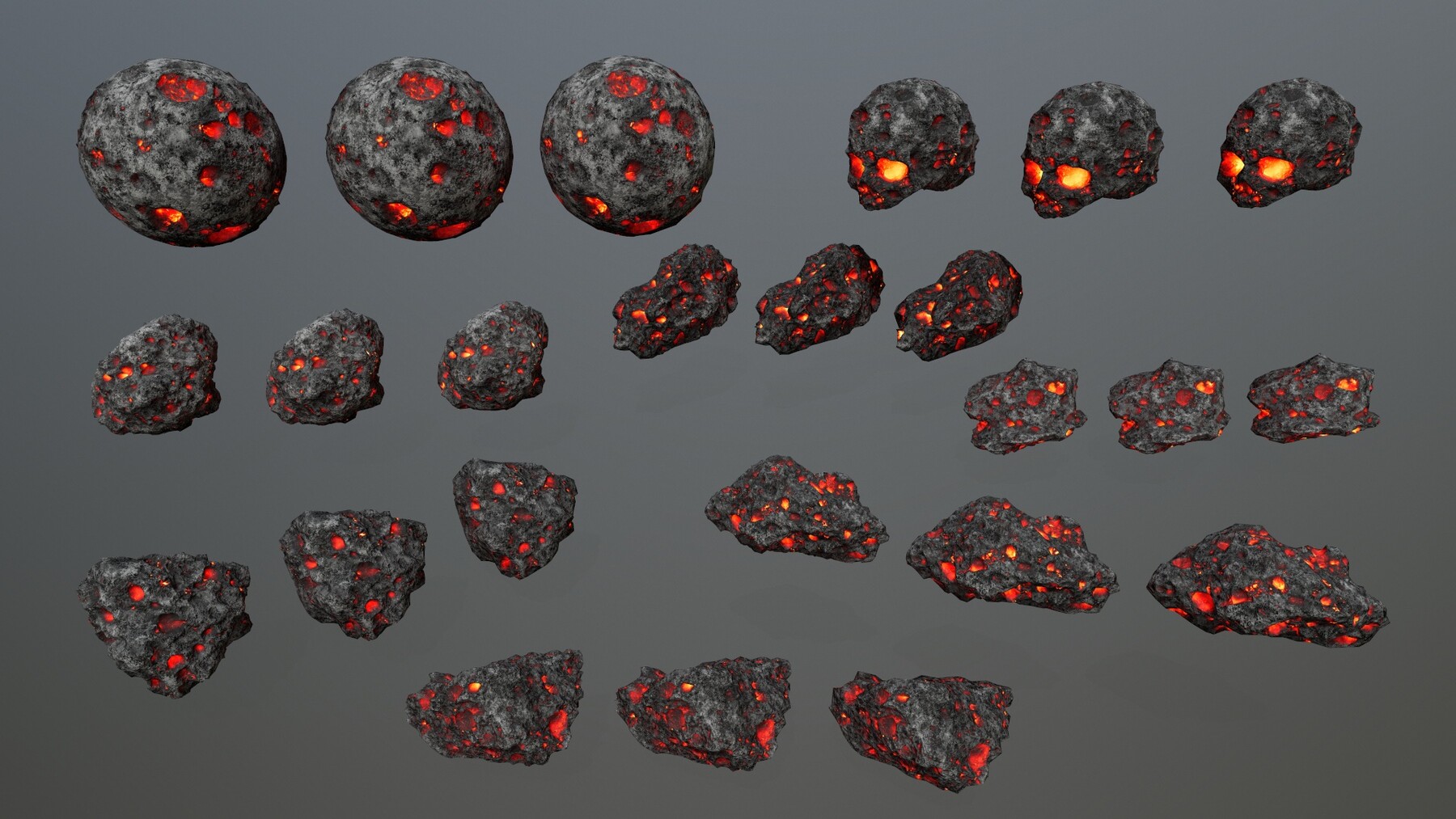 ArtStation - Asteroid Set | Game Assets