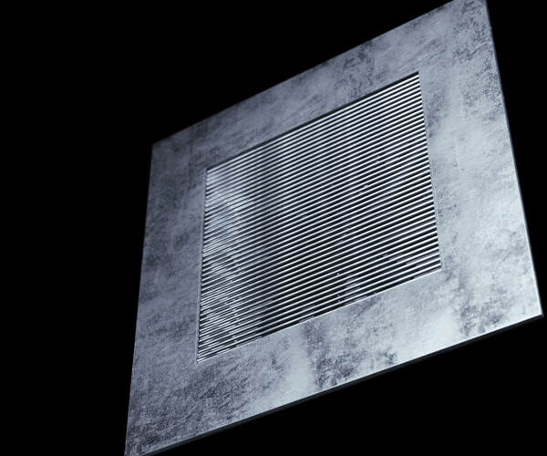 ArtStation - Sci-Fi Metal Ventilation Shaft | Resources