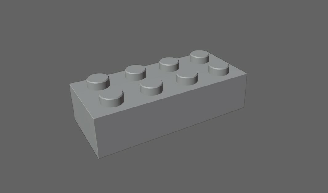 ArtStation - Plastic Brick Low-poly 3D model | Game Assets