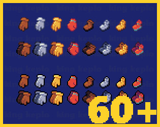 ArtStation - 60+ Pixelart RPG Icons | Game Assets