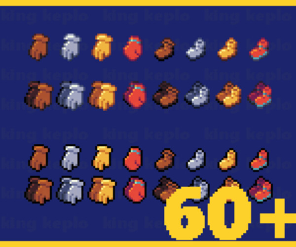 ArtStation - 60+ Pixelart RPG Icons | Game Assets