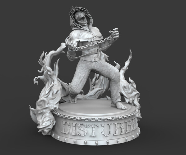 ArtStation - The Guy Mascot of the band Disturbed 3D print model ...