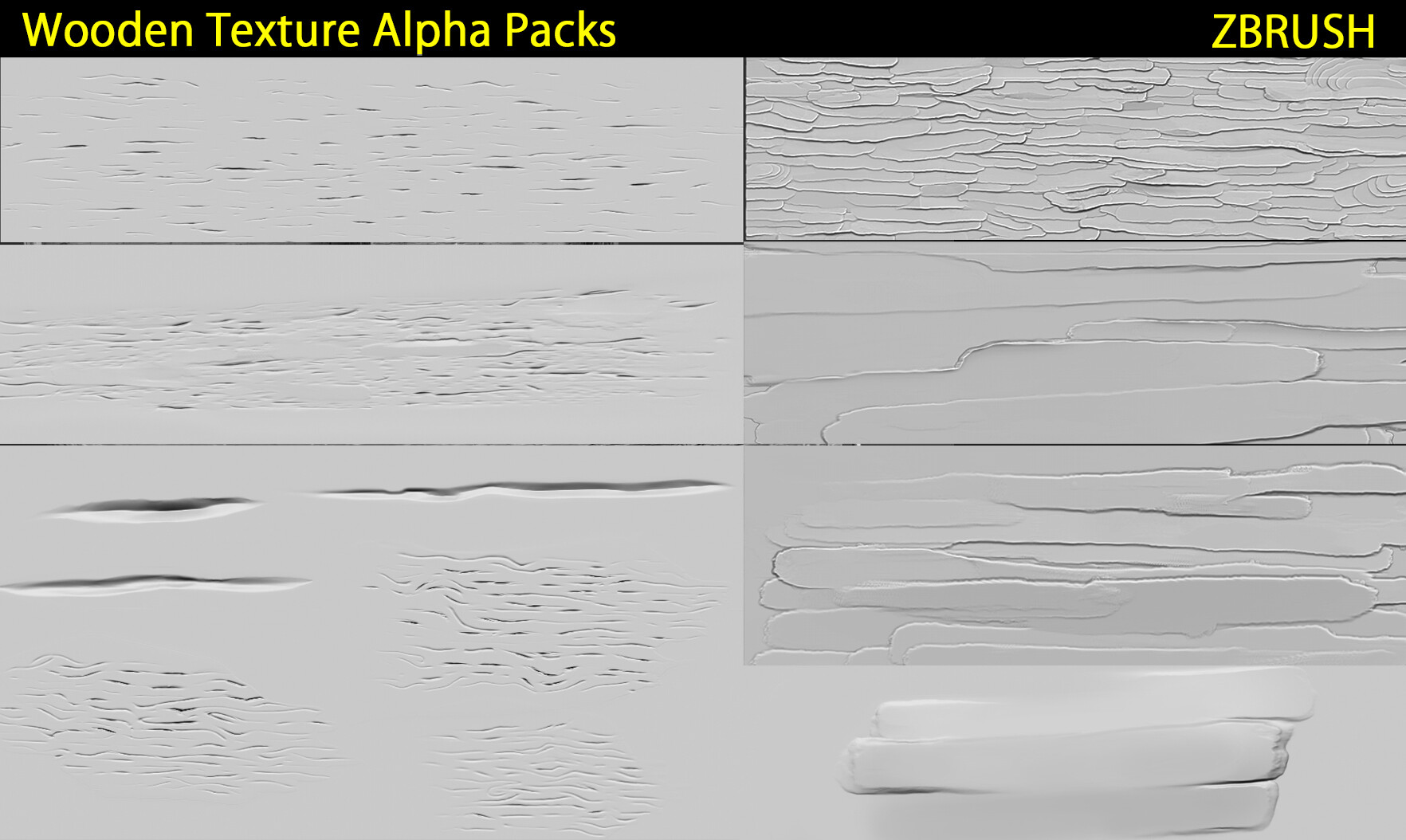 ArtStation - Wooden Alpha Pack | Resources