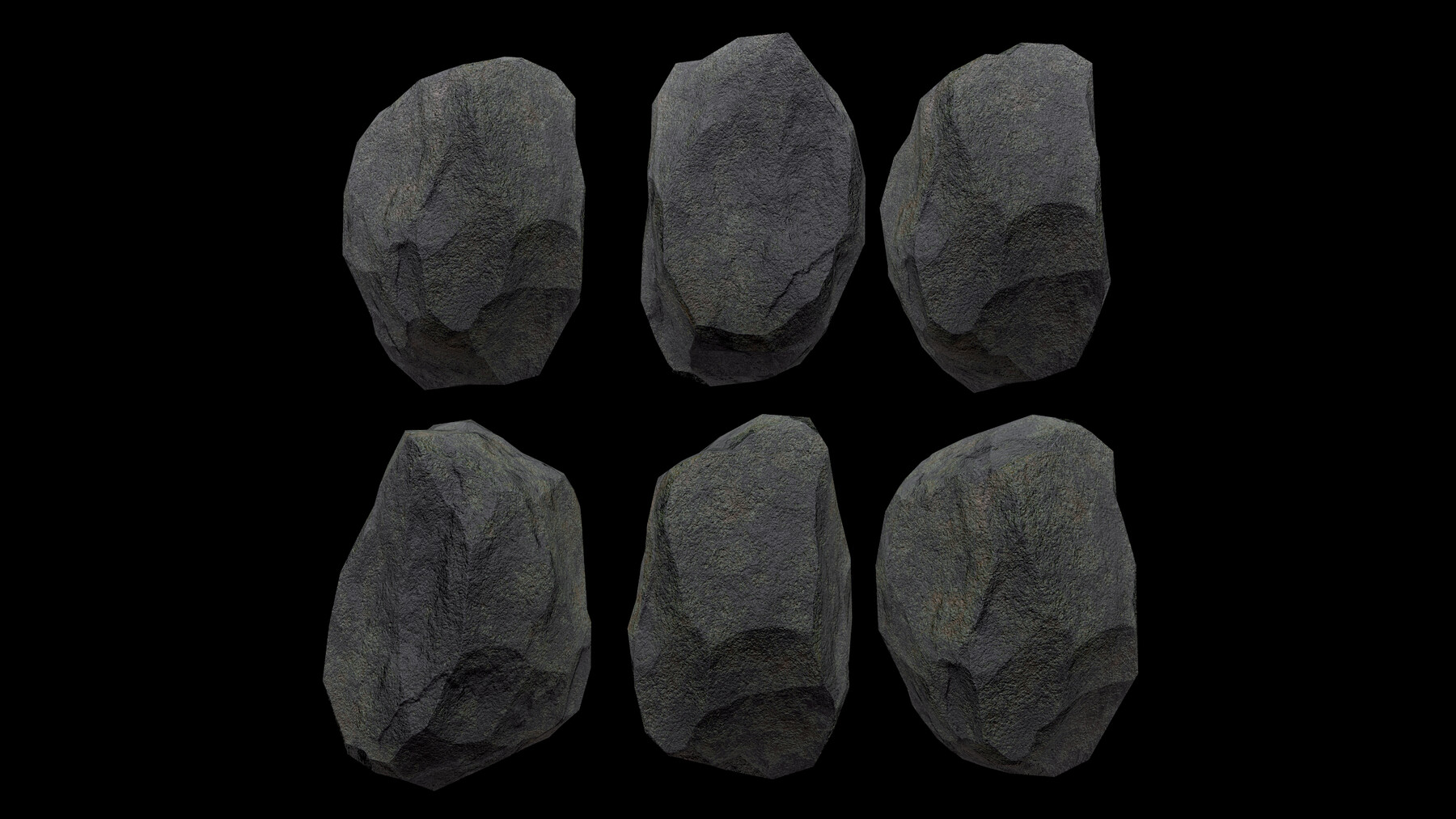 ArtStation - Low Poly Rock_01 (Model + Texture ) | Game Assets