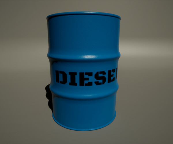 ArtStation - Diesel Drum | Game Assets