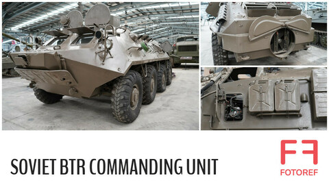 ArtStation - 89 photos of Soviet BTR Commanding Unit | Resources