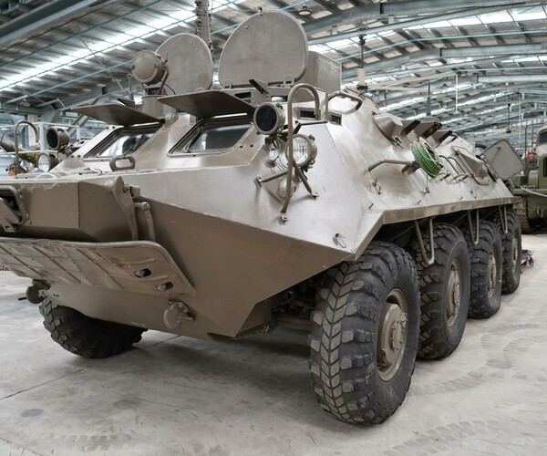 ArtStation - 89 photos of Soviet BTR Commanding Unit | Resources