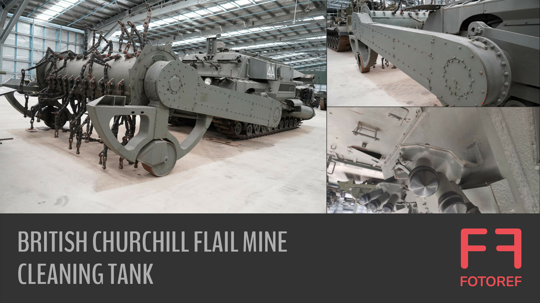 ArtStation - 101 photos of British Churchill Flail Mine Cleaning Tank ...