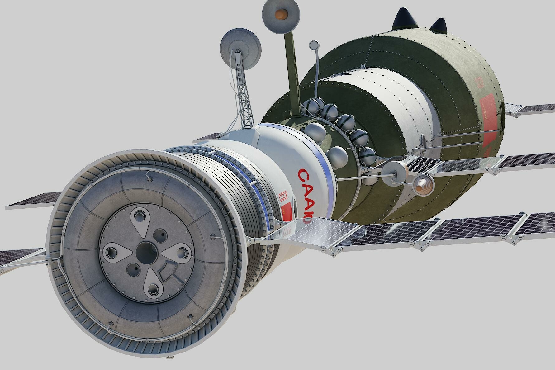 ArtStation - salyut space station 3D model | Resources