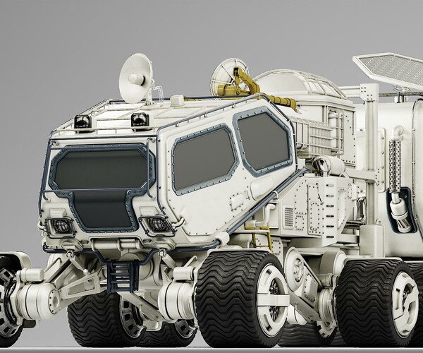 ArtStation - Mars Transport Rover 3D model | Resources