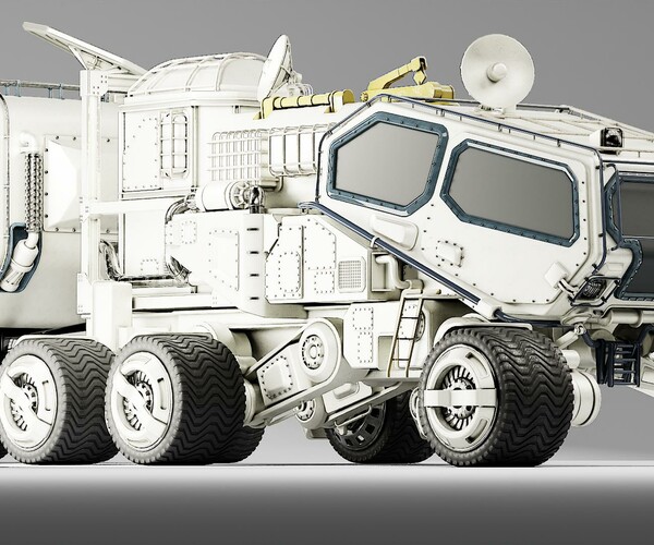 ArtStation - Mars Transport Rover 3D model | Resources