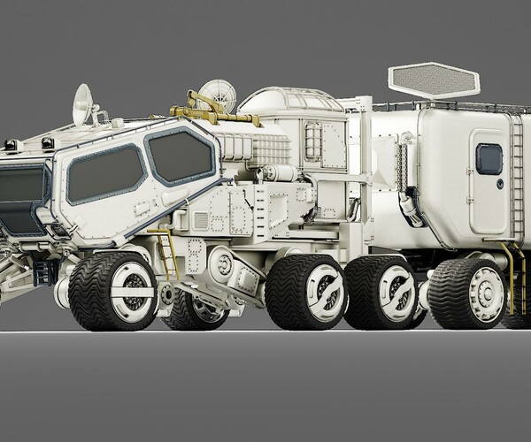 ArtStation - Mars Transport Rover 3D model | Resources