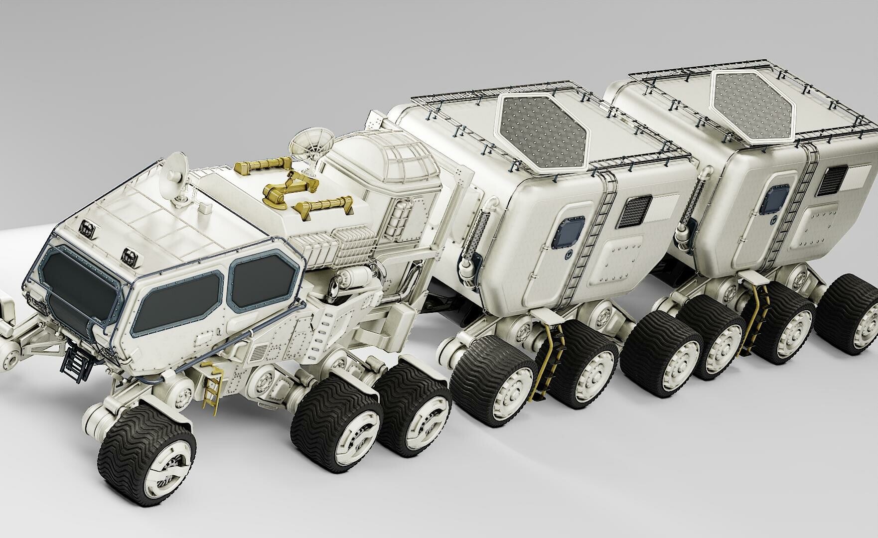ArtStation - Mars Transport Rover 3D model | Resources