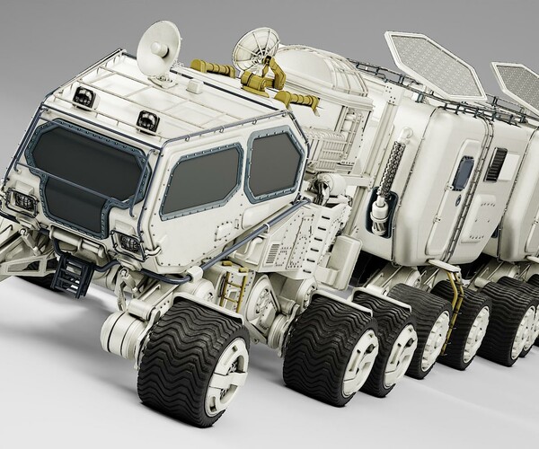 ArtStation - Mars Transport Rover 3D model | Resources