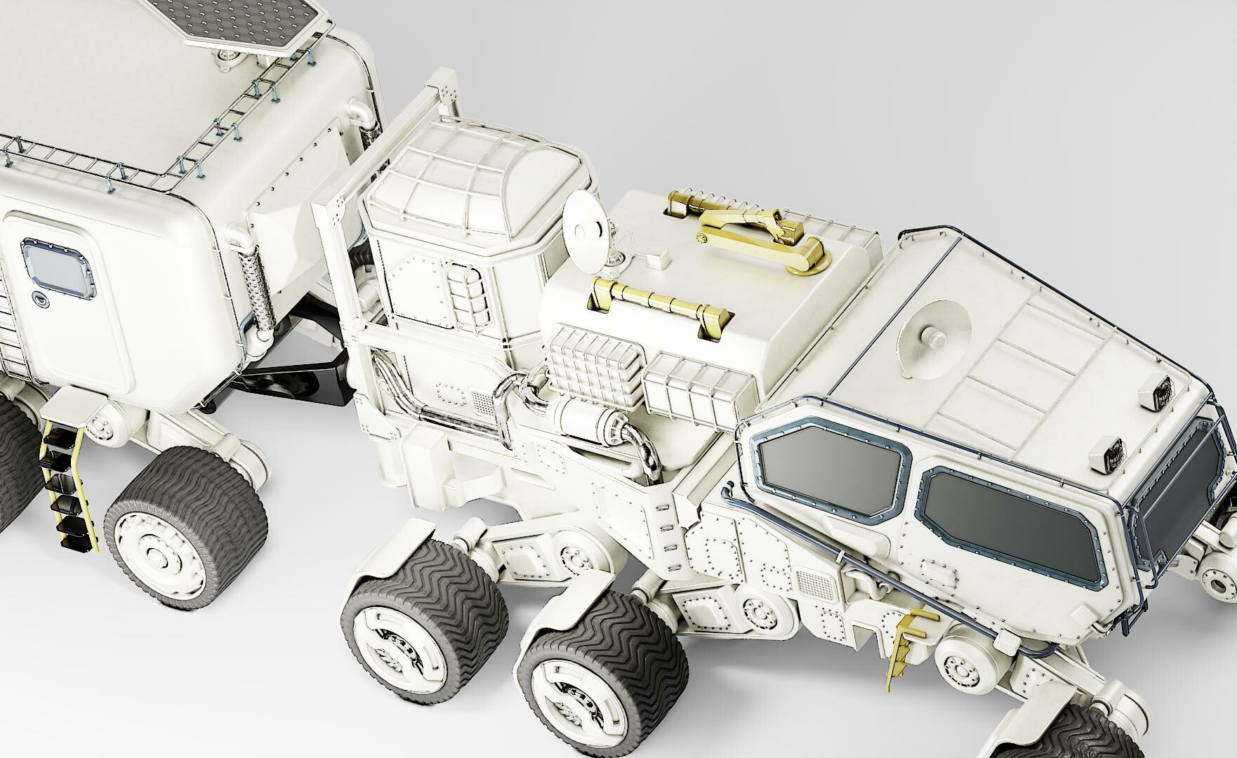 ArtStation - Mars Transport Rover 3D model | Resources