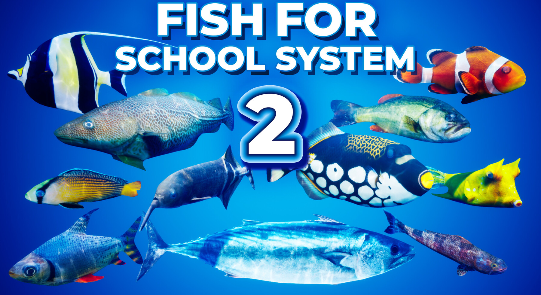 ArtStation - Fish for School System 2 UE4 | Game Assets