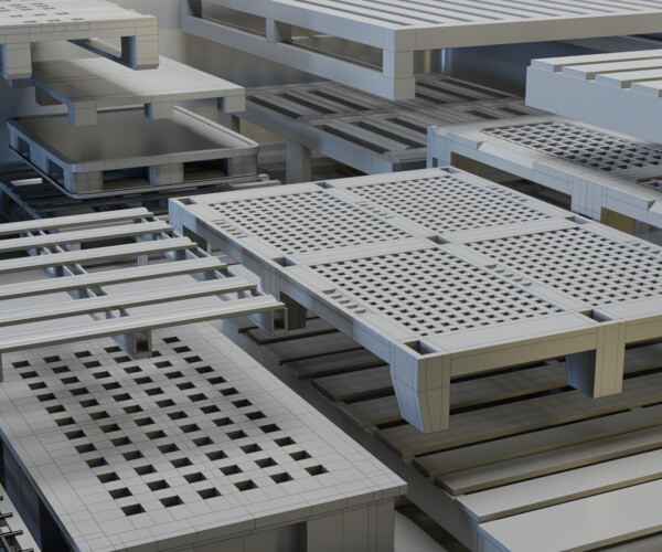 ArtStation - Props kit Pallet | Game Assets