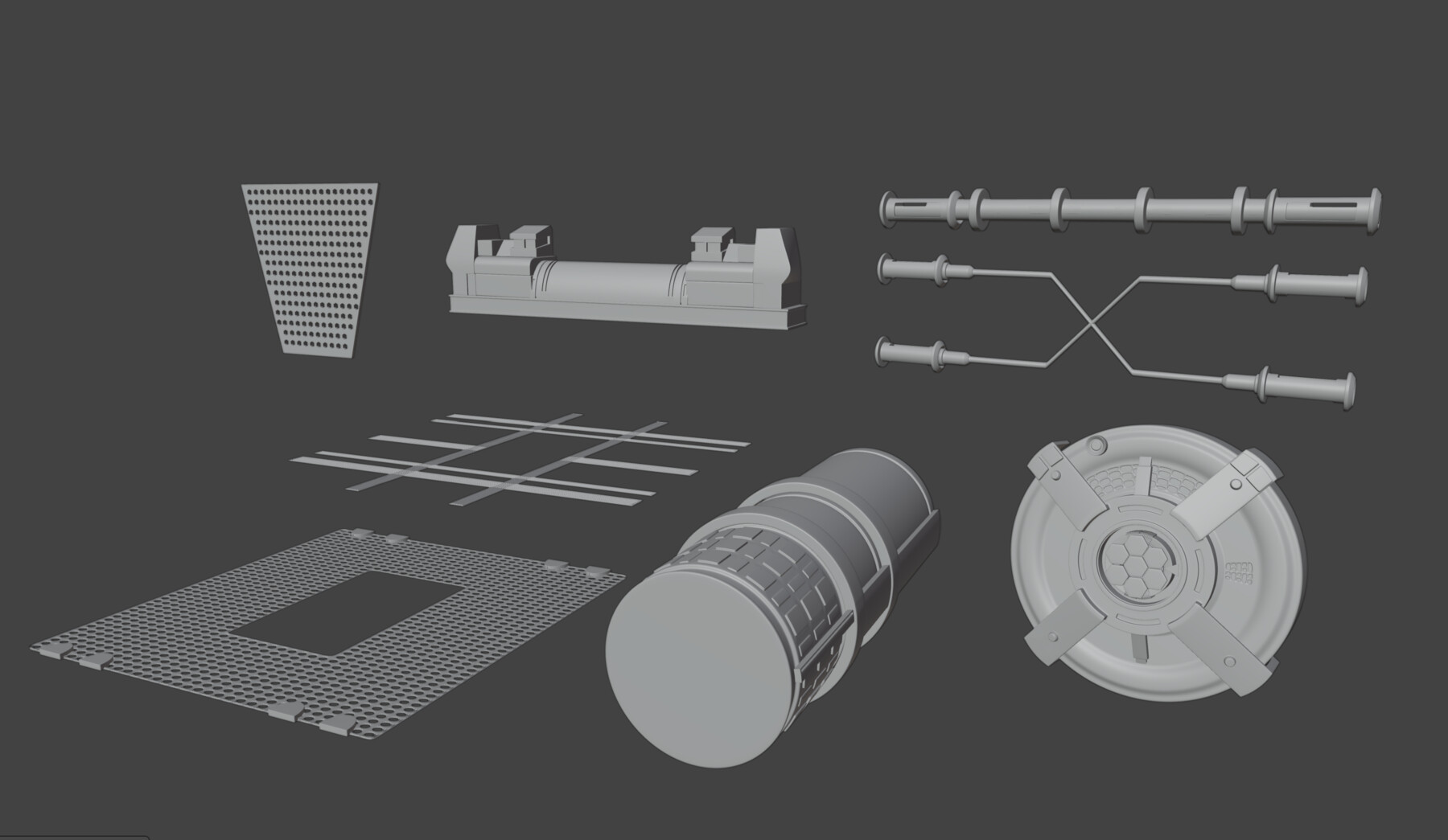 ArtStation - Generator room scifi | Game Assets