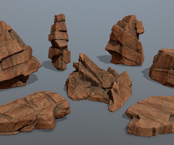 ArtStation - Sandstone Set | Game Assets
