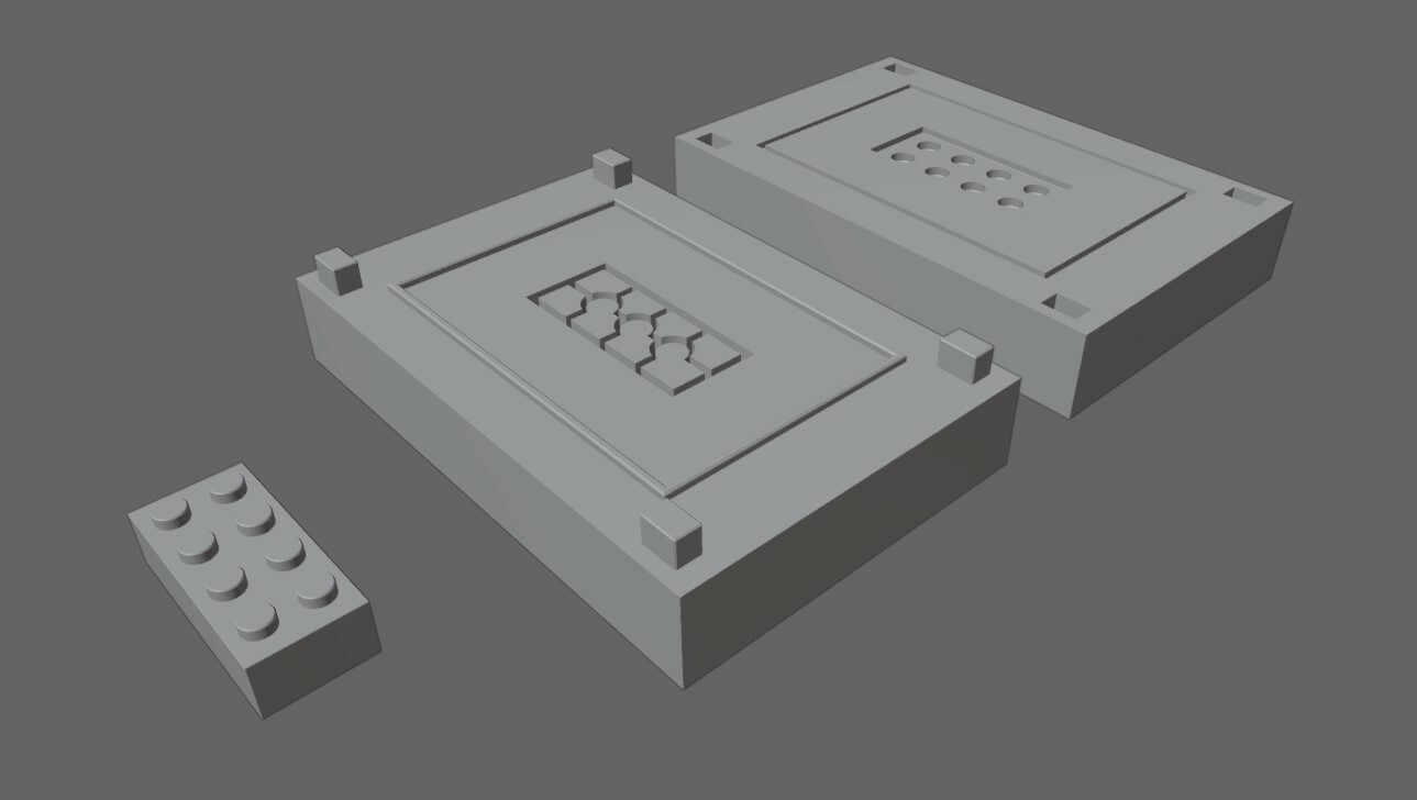 ArtStation - Mold for Plastic Brick - Form 3D Print Model | Resources