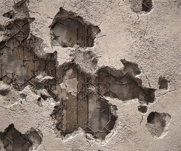 ArtStation - Substance Designer Graph - Layered Plaster Wall | Resources