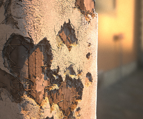 ArtStation - Substance Designer Graph - Layered Plaster Wall | Resources