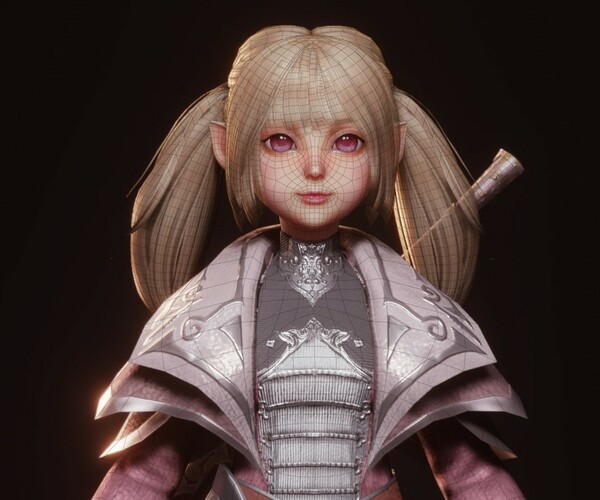 ArtStation - MMORPG character style full process - Blender | Tutorials