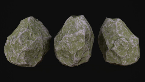 ArtStation - Low Poly Rock_02 ( Model+ Texture ) | Game Assets