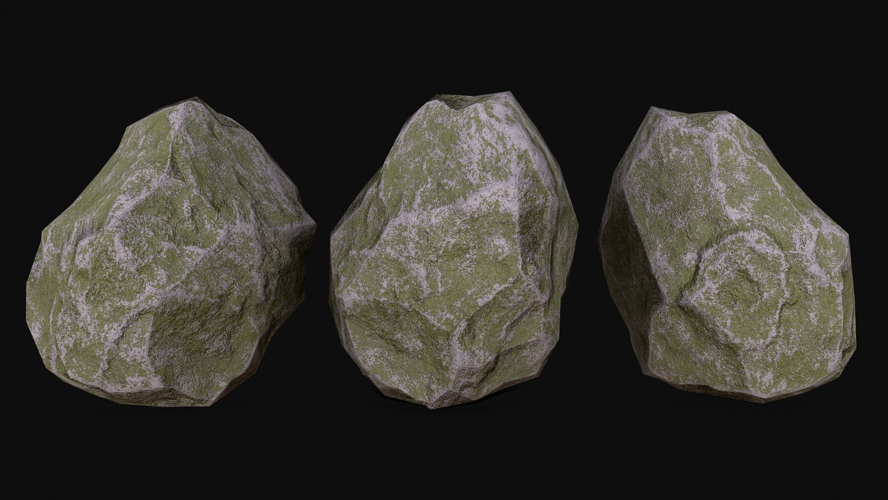 ArtStation - Low Poly Rock_02 ( Model+ Texture ) | Game Assets