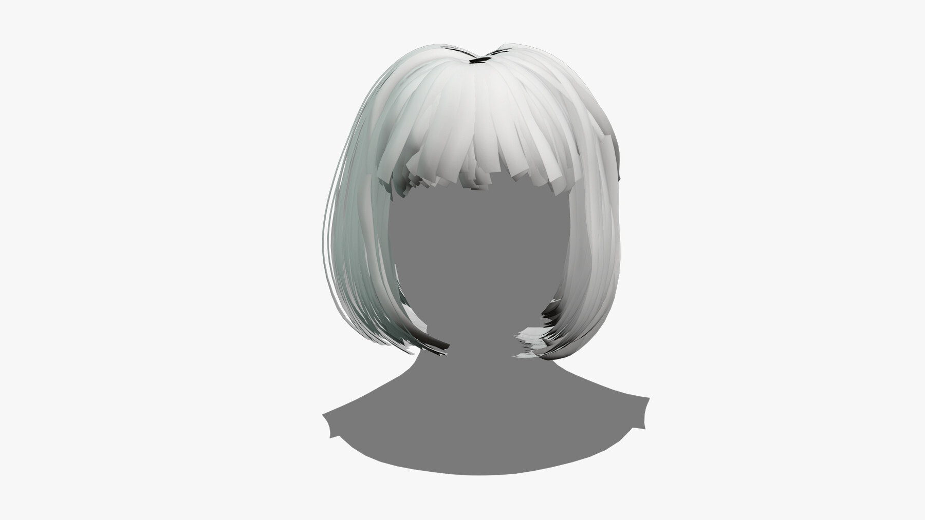 ArtStation - Hair Female - 009 | Game Assets