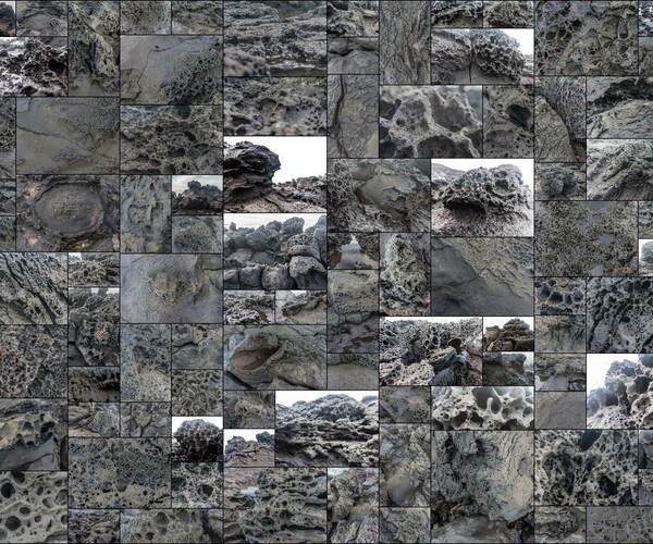 ArtStation - 183 photos of Black Lava Porous Rocks | Resources