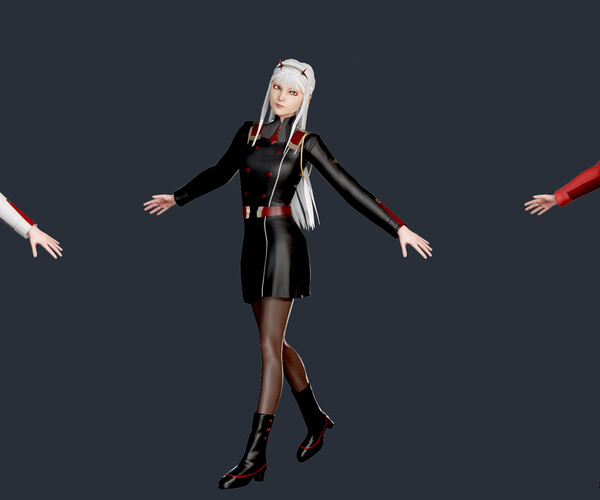 ArtStation - Zero Two Game Ready 3D Model | Game Assets