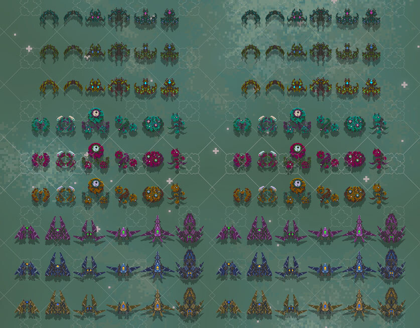 ArtStation - Spaceship Asset PixelArt | Game Assets