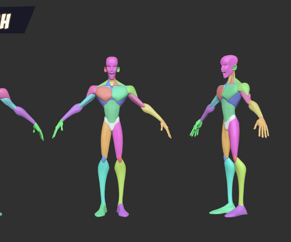 ArtStation - Stylized Base Mesh | Resources