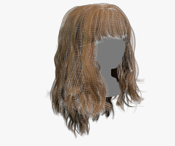 ArtStation - Hair Female - 013 | Game Assets