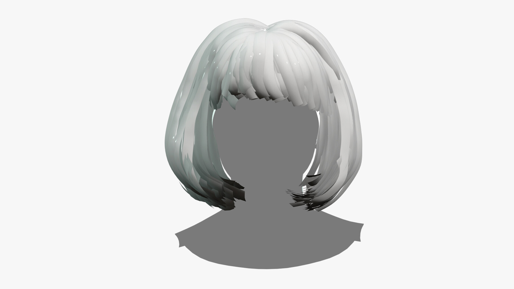 ArtStation - Hair Female - 014 | Game Assets