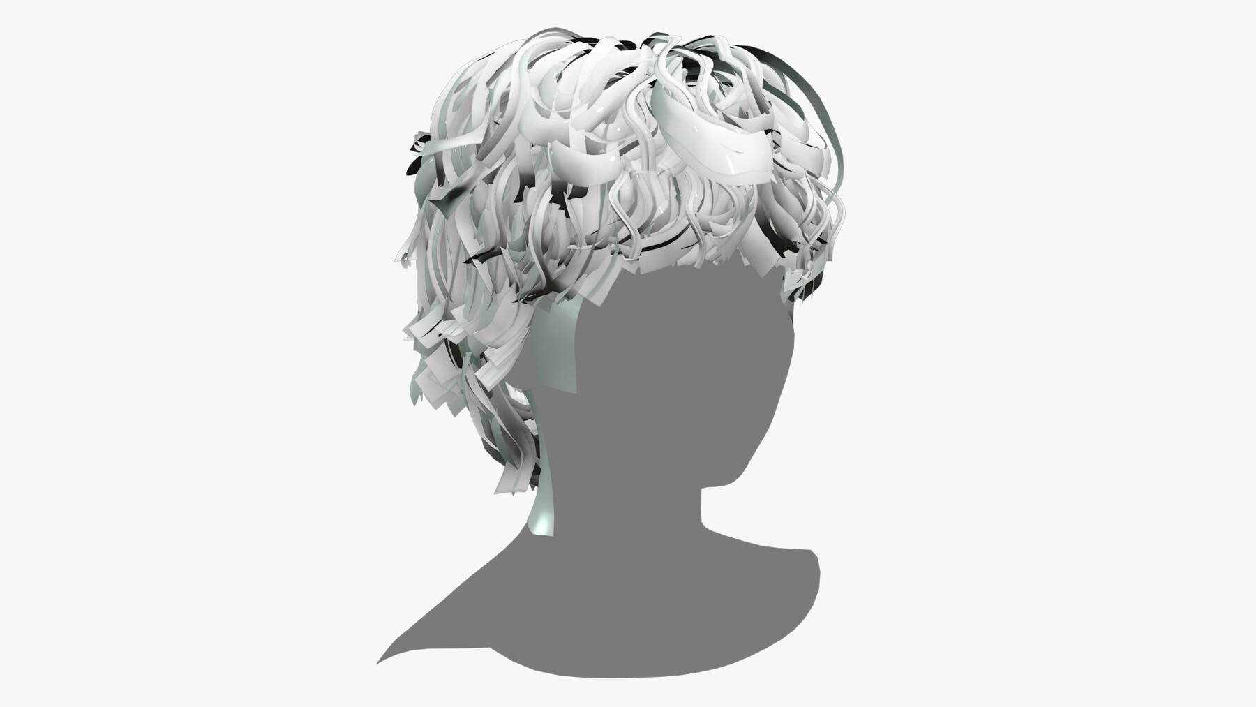 ArtStation - Hair Female - 019 | Game Assets