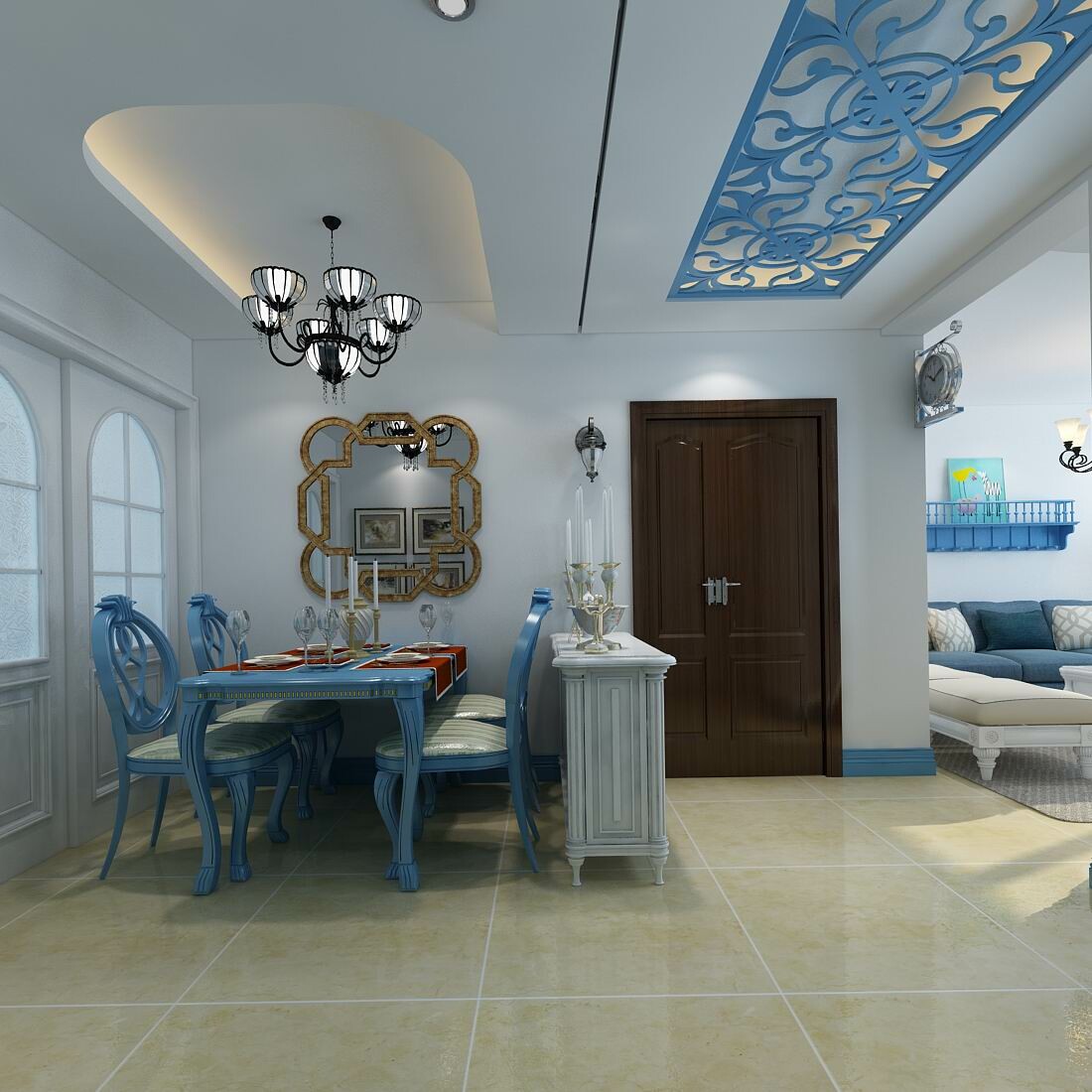 ArtStation - Living Room Space - Southeast Asian Style -9401 | Resources