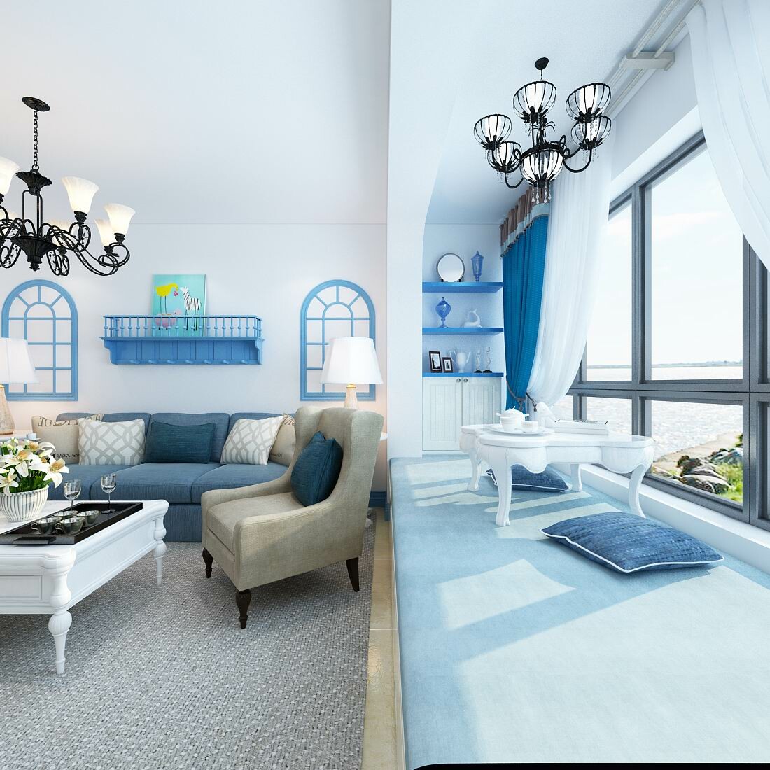 ArtStation - Living Room Space - Southeast Asian Style -9401 | Resources