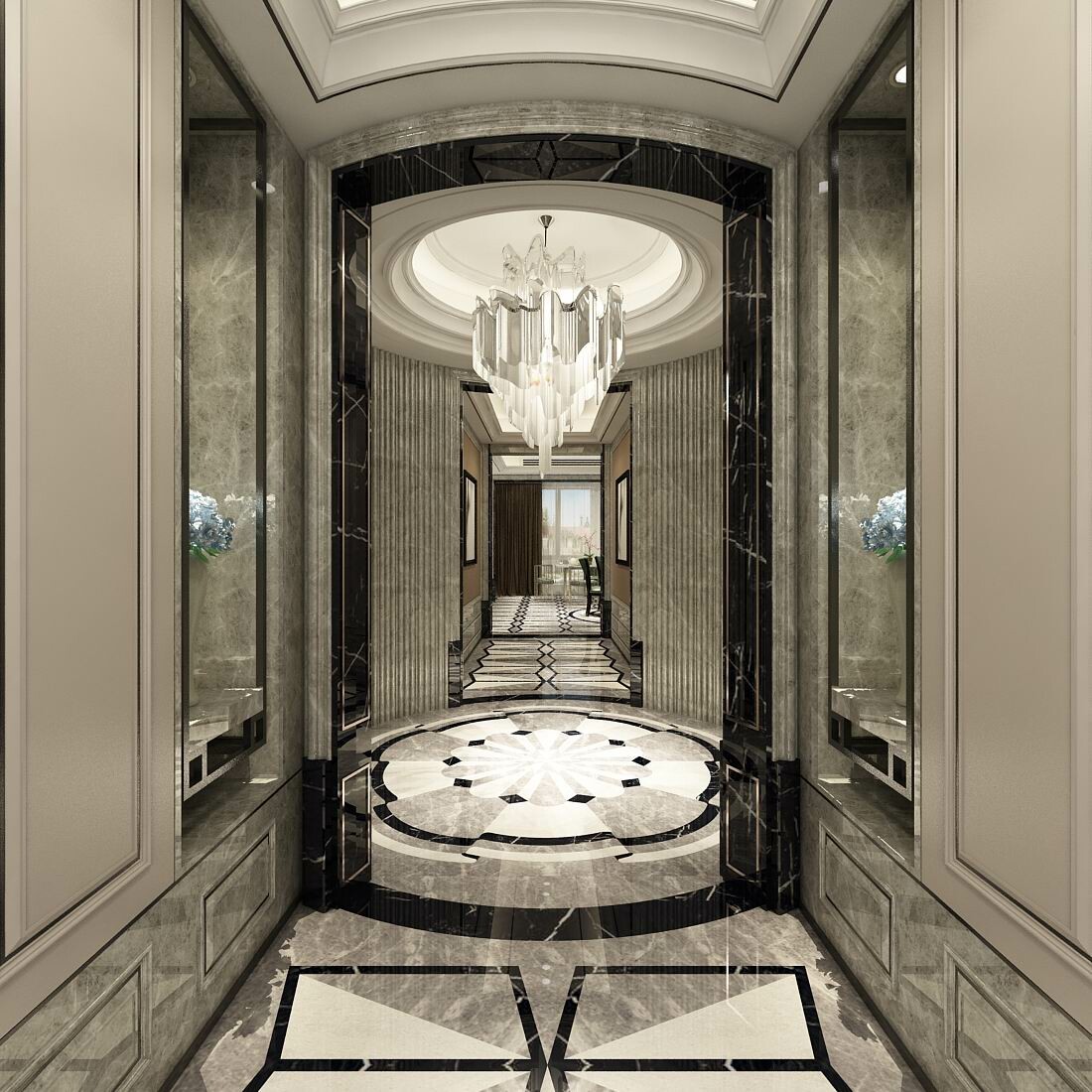 ArtStation - Living room space - European style -9412 | Resources