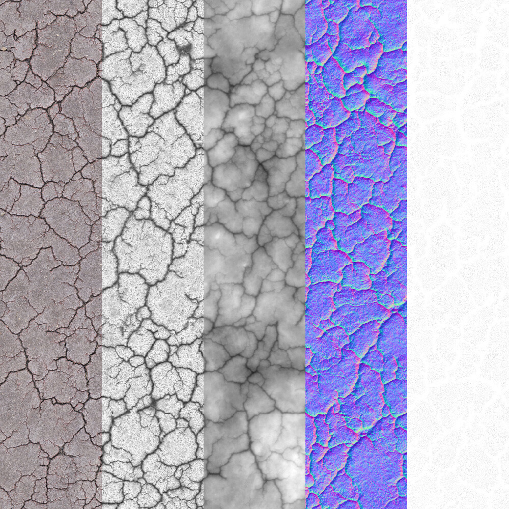 ArtStation - Cracked Surface Material Pack | Game Assets