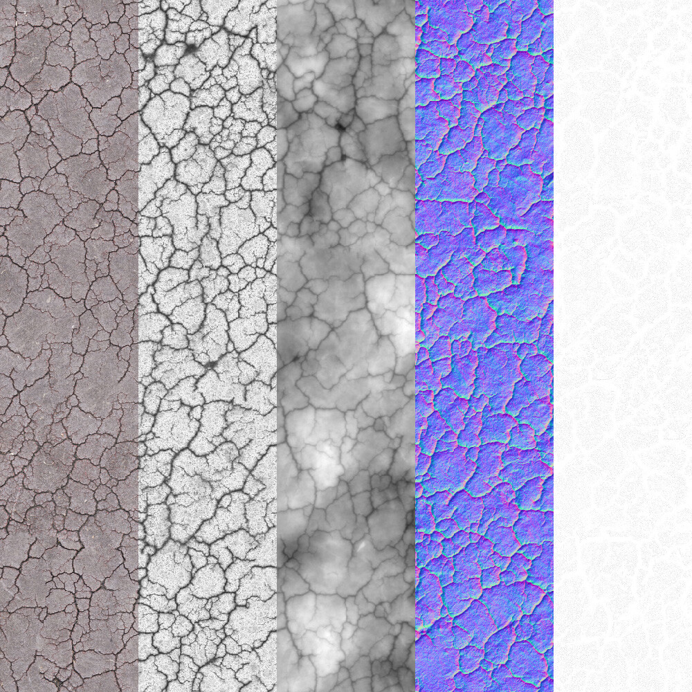 ArtStation - Cracked Surface Material Pack | Game Assets