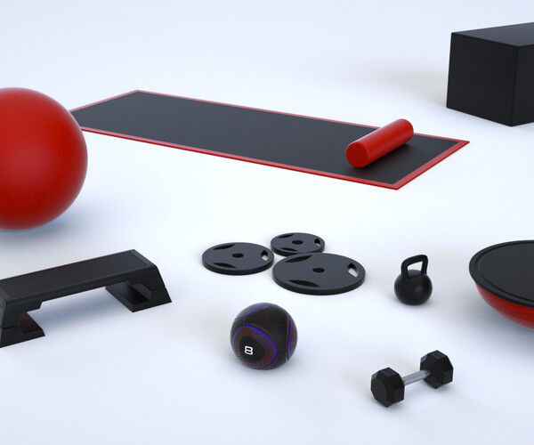 ArtStation - Massive Gym Equipment Collection | Resources