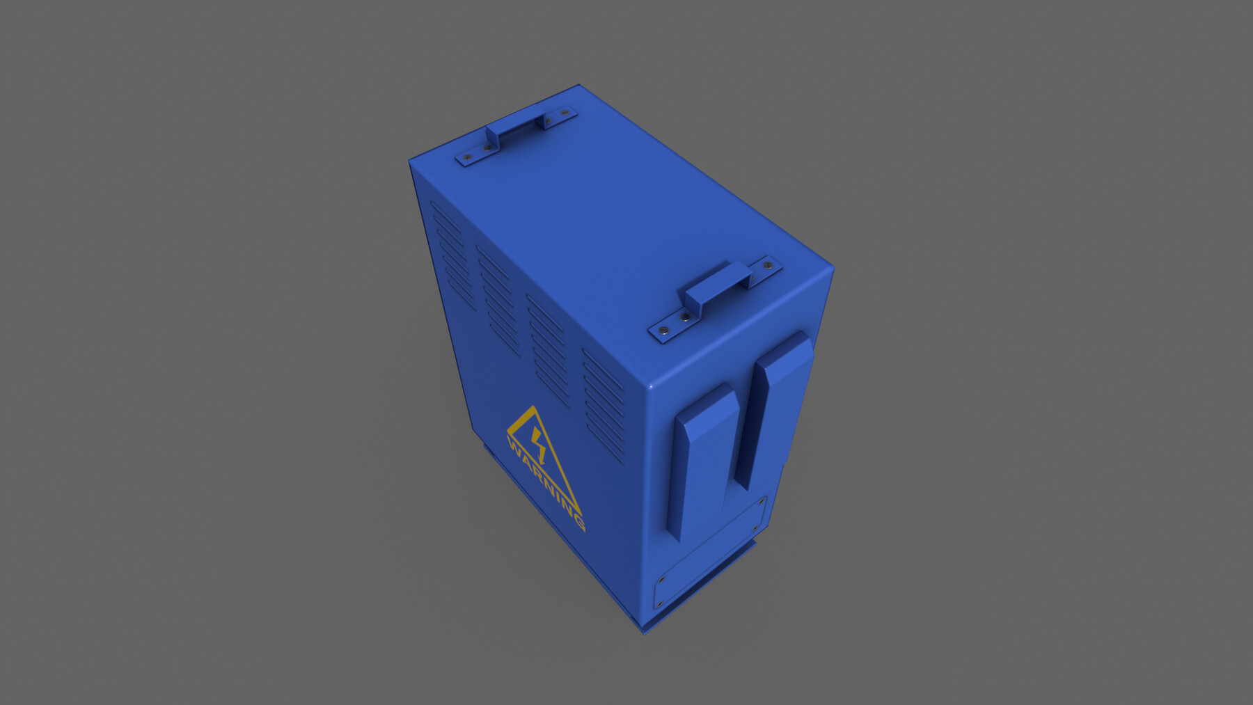 ArtStation - PBR Electric Box (Blue) Ver.3 | Game Assets