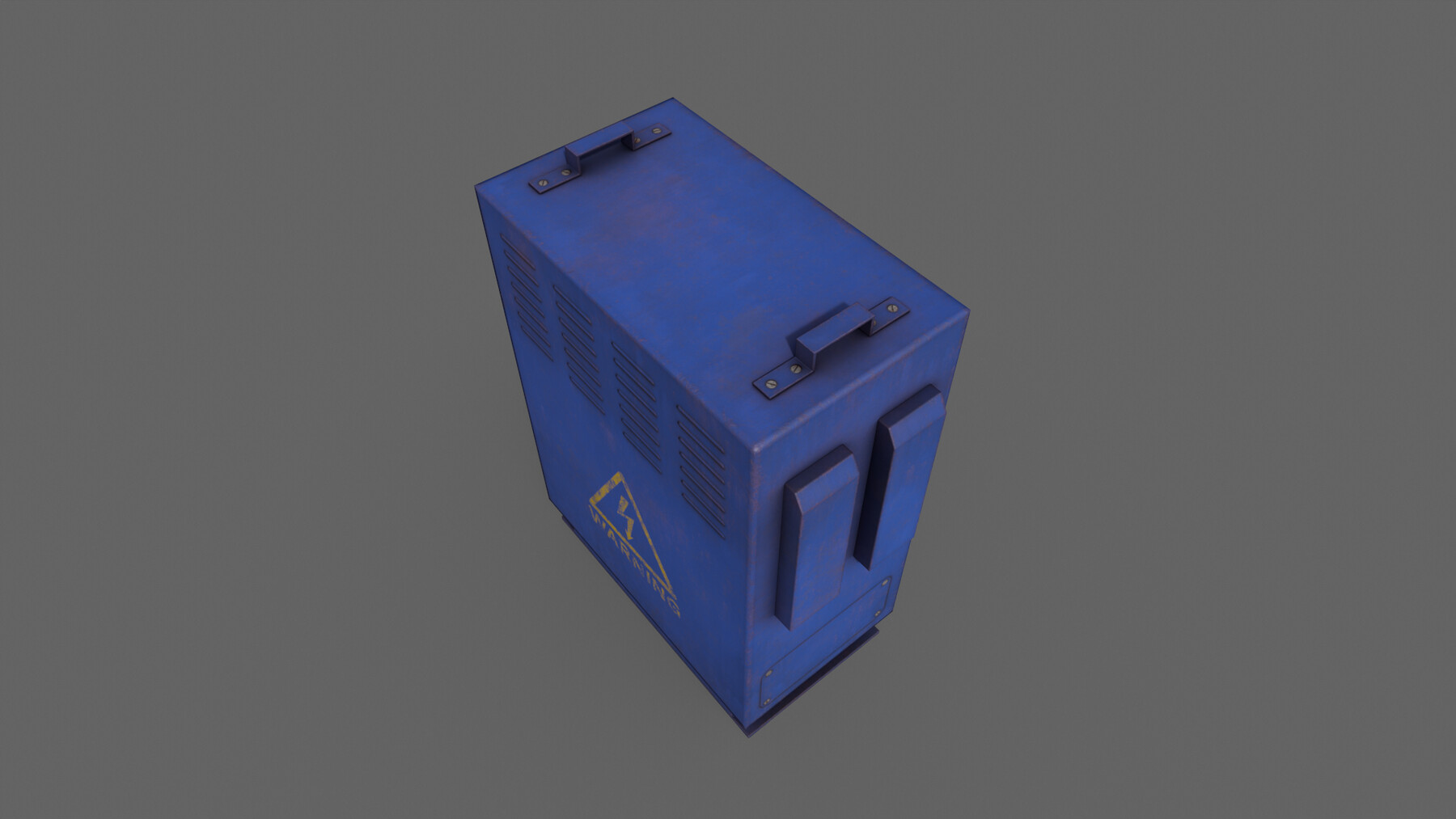 ArtStation - PBR Electric Box (Blue) Ver.3 | Game Assets