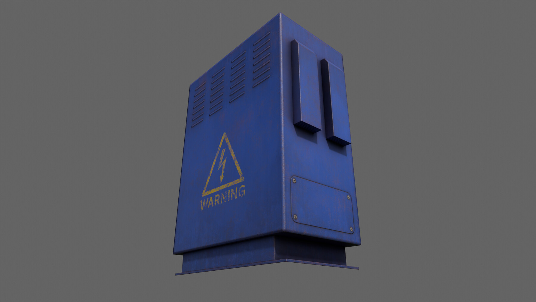 ArtStation - PBR Electric Box (Blue) Ver.3 | Game Assets