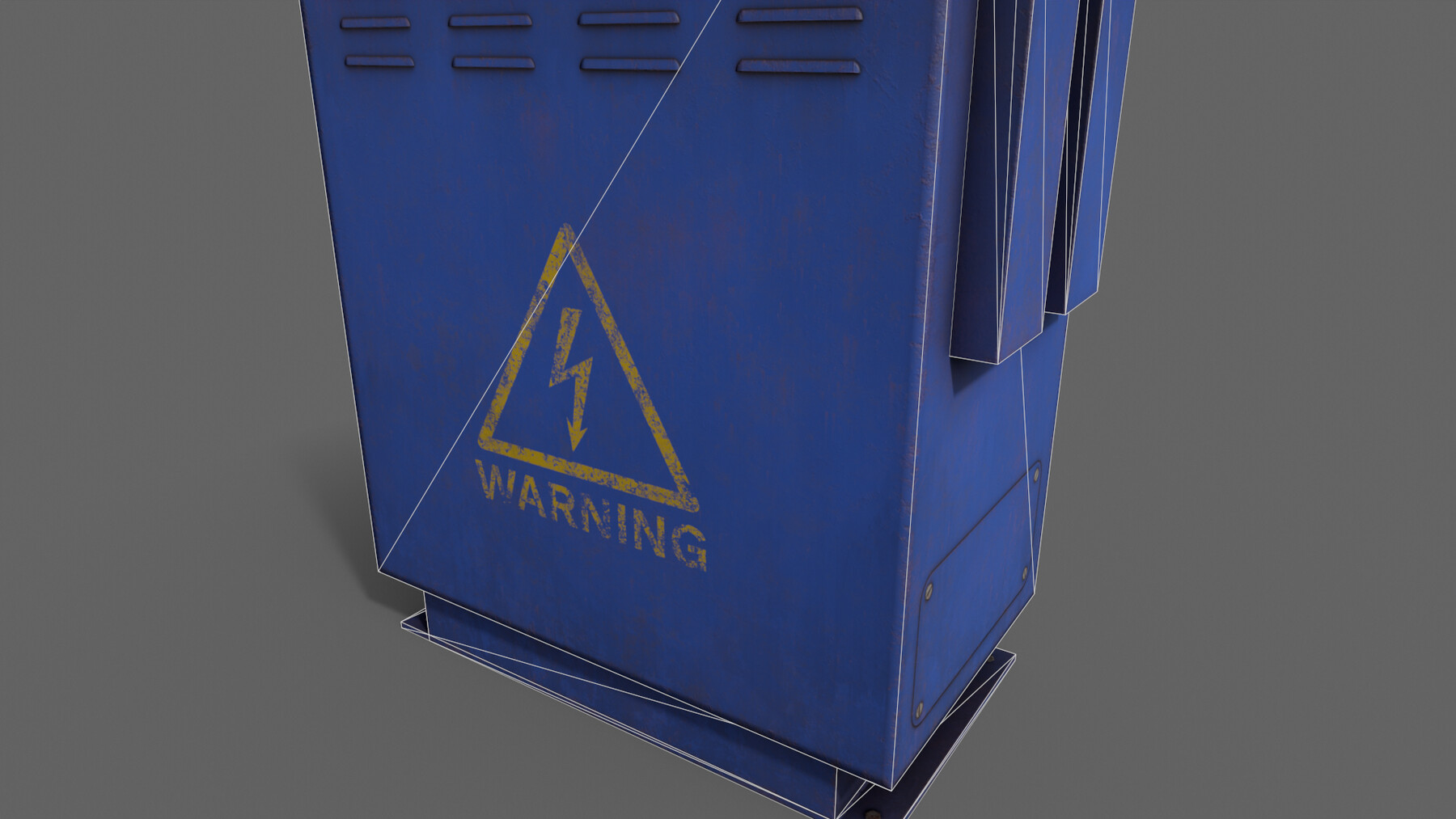 ArtStation - PBR Electric Box (Blue) Ver.3 | Game Assets