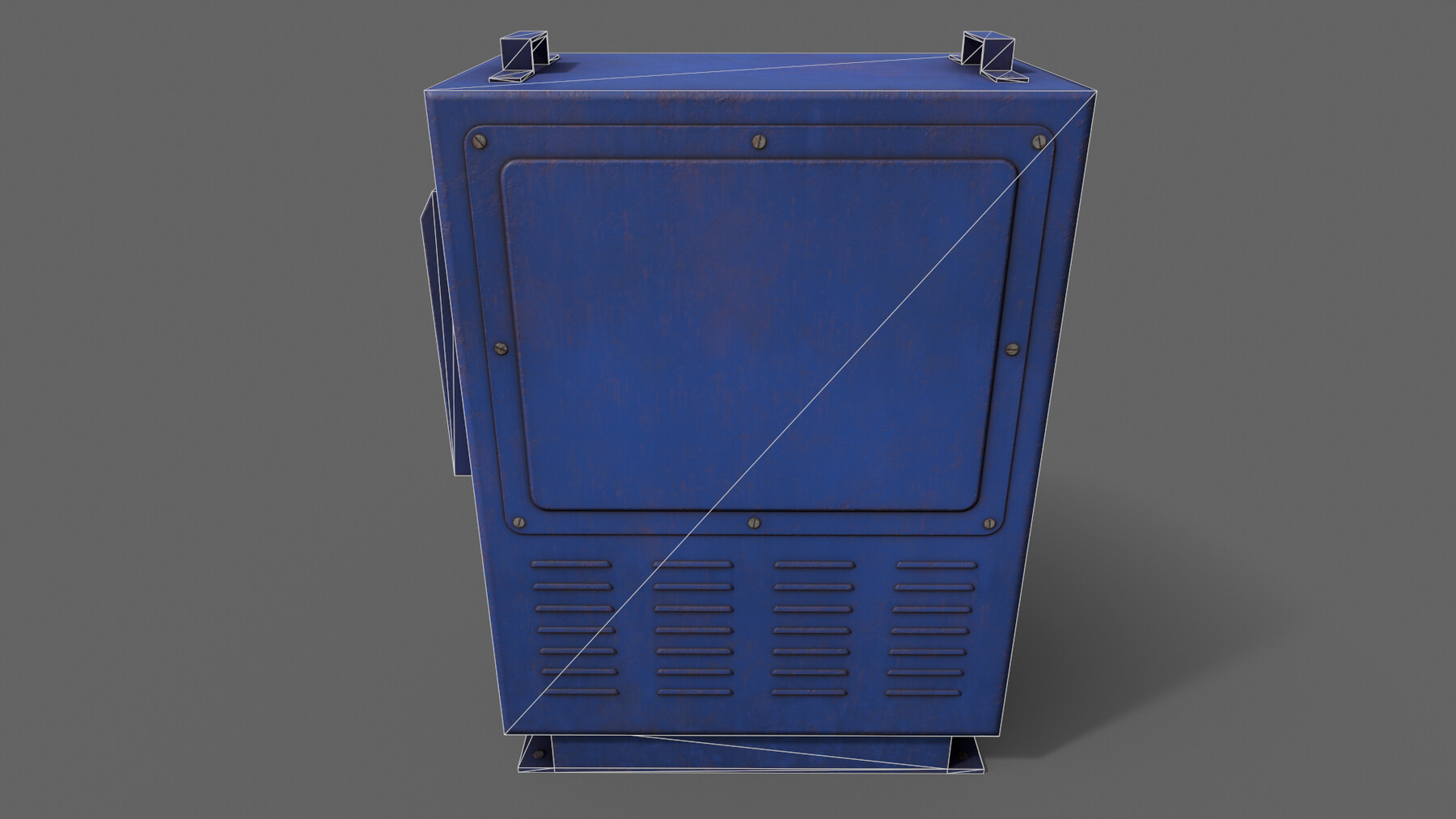 ArtStation - PBR Electric Box (Blue) Ver.3 | Game Assets